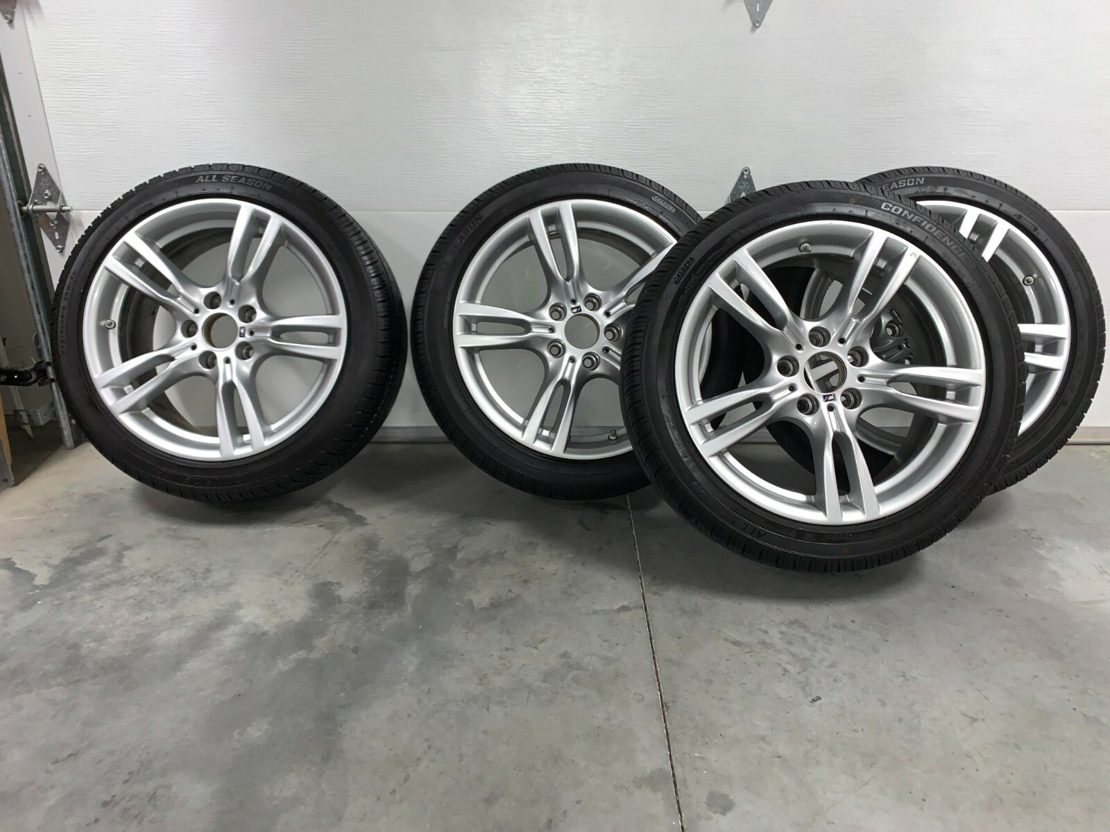 BMW 3 and 4 series18"alloy wheels 400m style, great condition and tires ...