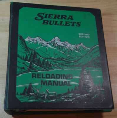 Sierra Bullets Reloading Manual-2nd Edition-HARD Binder Type-NOS | eBay