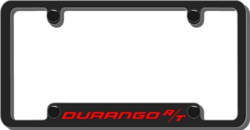 DODGE DURANGO RT RED Black Metal License Plate Frame Holder 50 State ...