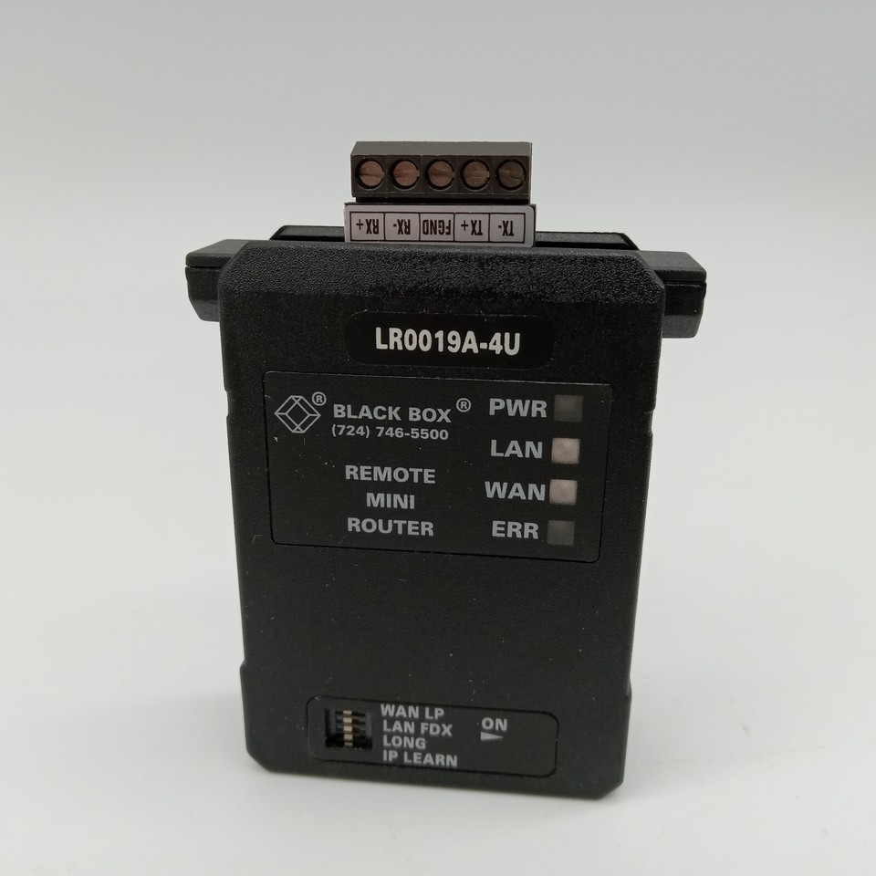 Black Box LR0019A-4U Remote Mini Router | eBay