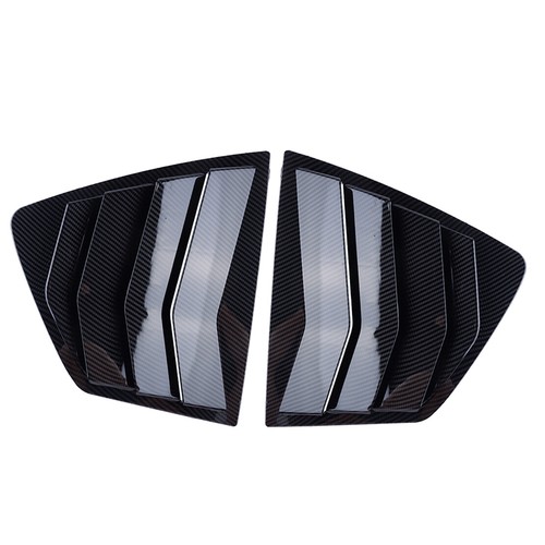 1Pair Side Vent Rear Window Quarter Louver Cover Fit For Honda Accord ...
