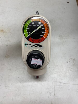Ohio Medical Vacuum Regulator Intermittent 200mmHg Analog Model PISA | eBay