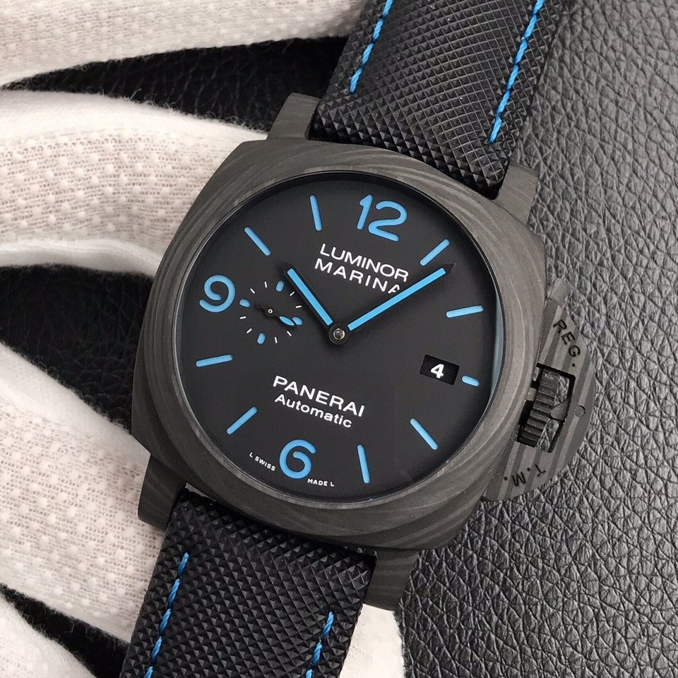PANERAI Panerai Machinery 44mm Blue Dial Carbon Fiber Case PAM01661 | eBay