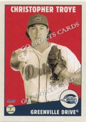 2023 Greenville Drive Christopher Troye RC Rookie Boston Red Sox | eBay