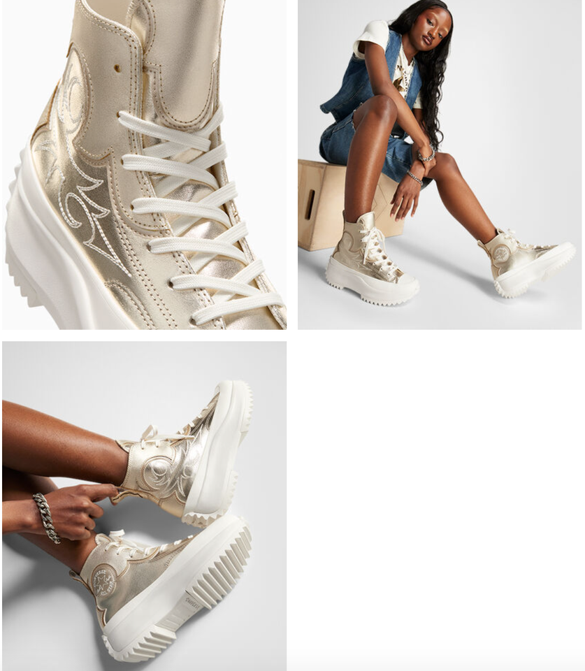 NEW Women's CONVERSE RUN STAR HIKE Western Shoes A10333C Cowboy Wonka ...