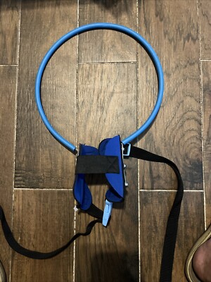 Kisangel Blue Black 1 Pcs Dog Harness Collision Ring Straps Blind Guide ...