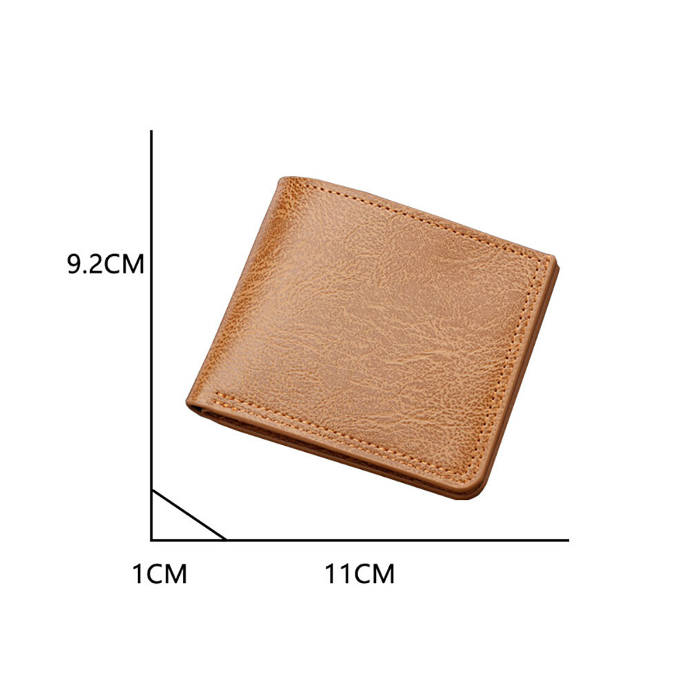 Leather Cash Long Wallet Envelope Zipper Pouch - Money Holder for Men ...