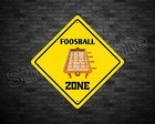 *Aluminum* Foosball Zone Funny Metal Novelty Sign 12"x12" | eBay