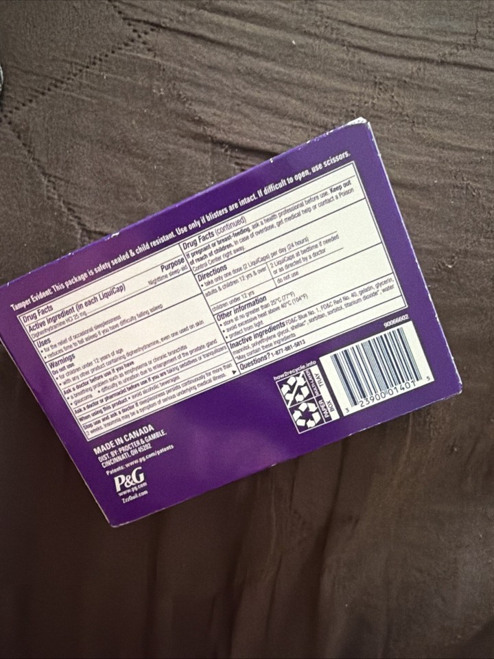 ZzzQuil Vicks Nighttime Sleep Aid 48 Liquicaps Exp 03/2026 | eBay