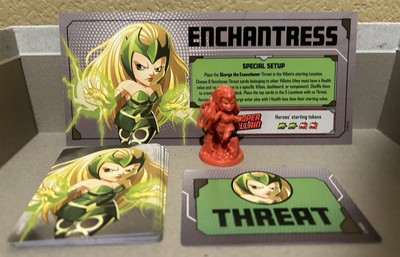 MARVEL UNITED Enchantress Mini & Cards (Kickstarter Exclusive) | eBay