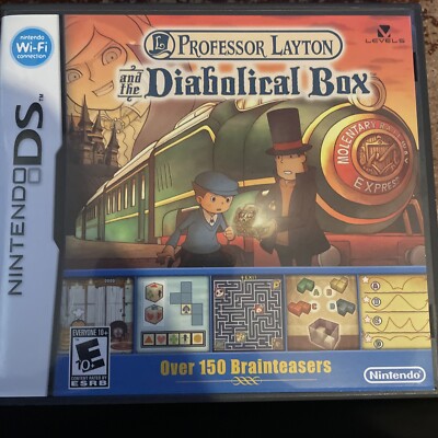 Professor Layton and the Diabolical Box for Nintendo DS CIB Complete in ...