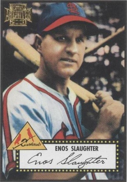 2001 Topps Archives - #16 Enos Slaughter for sale online | eBay