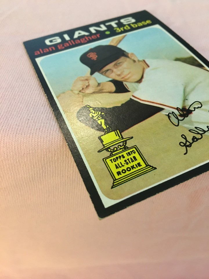 Topps 1971 baseball card ALAN GALLAGHER, card #224, SAN FRANCISCO ...