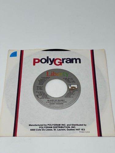 Kenny Rogers - "Blaze of Glory" & "The good life" 45 RPM (#849) | eBay