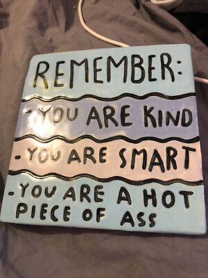 Sad Man Studios “Remember” tile freepost acc197 | eBay Australia