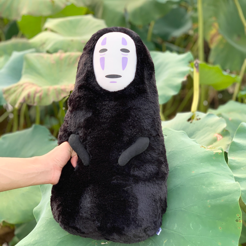 Studio Ghibli Spirited Away Cushion Plush Doll Kaonashi No Face ...