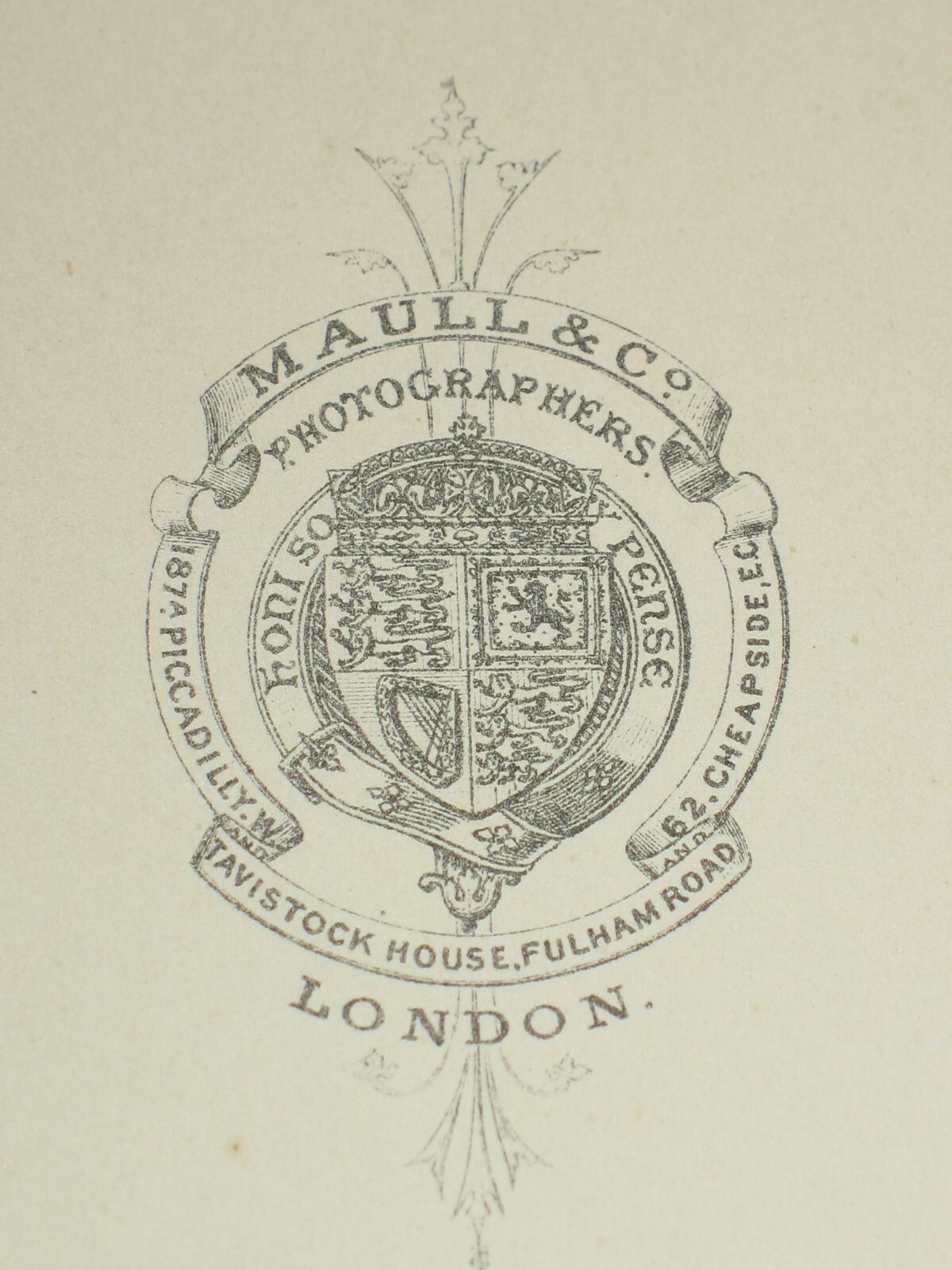 1860's CDV Robert Besley Typographer Designed Clarendon Typeface Mayor ...