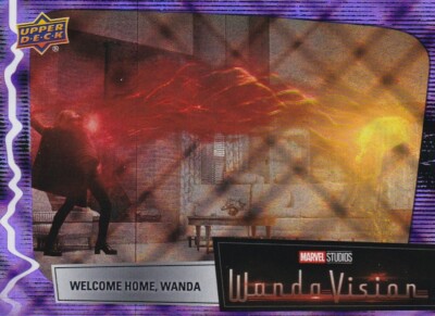 2022 Upper Deck WandaVision PURPLE SPELL #75 Welcome Home, Wanda | eBay