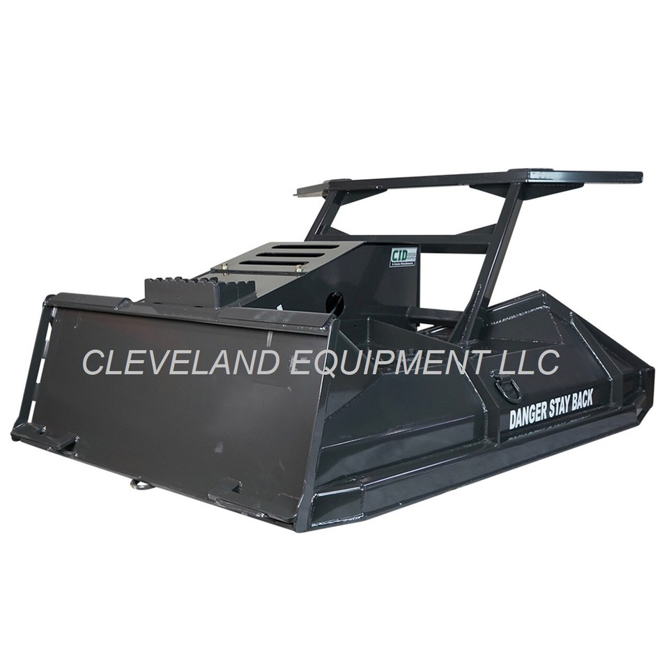 60" CID FORESTRY DISC MULCHER ATTACHMENT Cat Kubota Skid-Steer disk ...