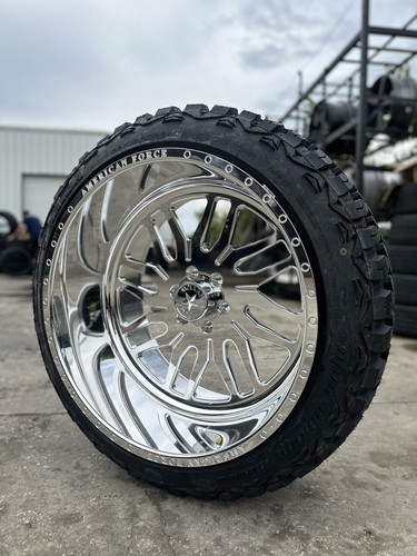 4 NEW 22X12 AMERICAN FORCE WHEELS POLISH REDD 6X135 FORD F150 READY TO ...