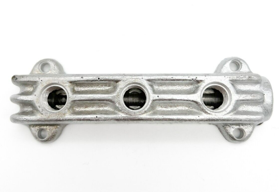 3 Port Unpolished Straight Finned Fuel Distribution Log / Block For Hot ...