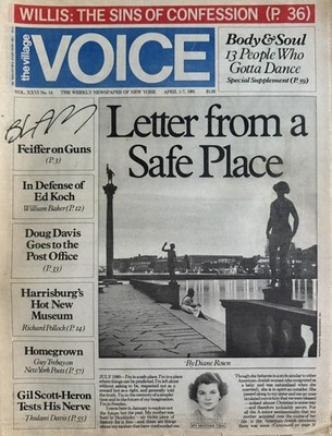 Village Voice 1981 Trump, Feiffer, Gil Scott-Heron, Hoffman, Burroughs ...