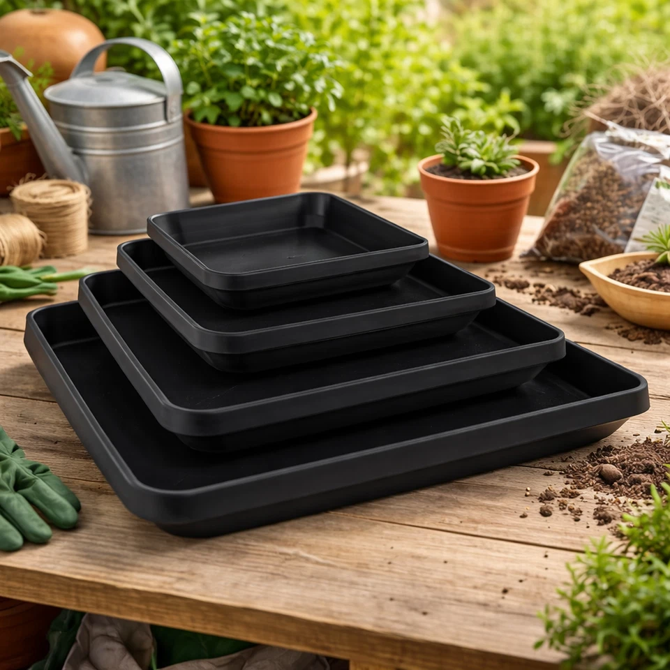 square plant pot saucers products for sale | eBay UK