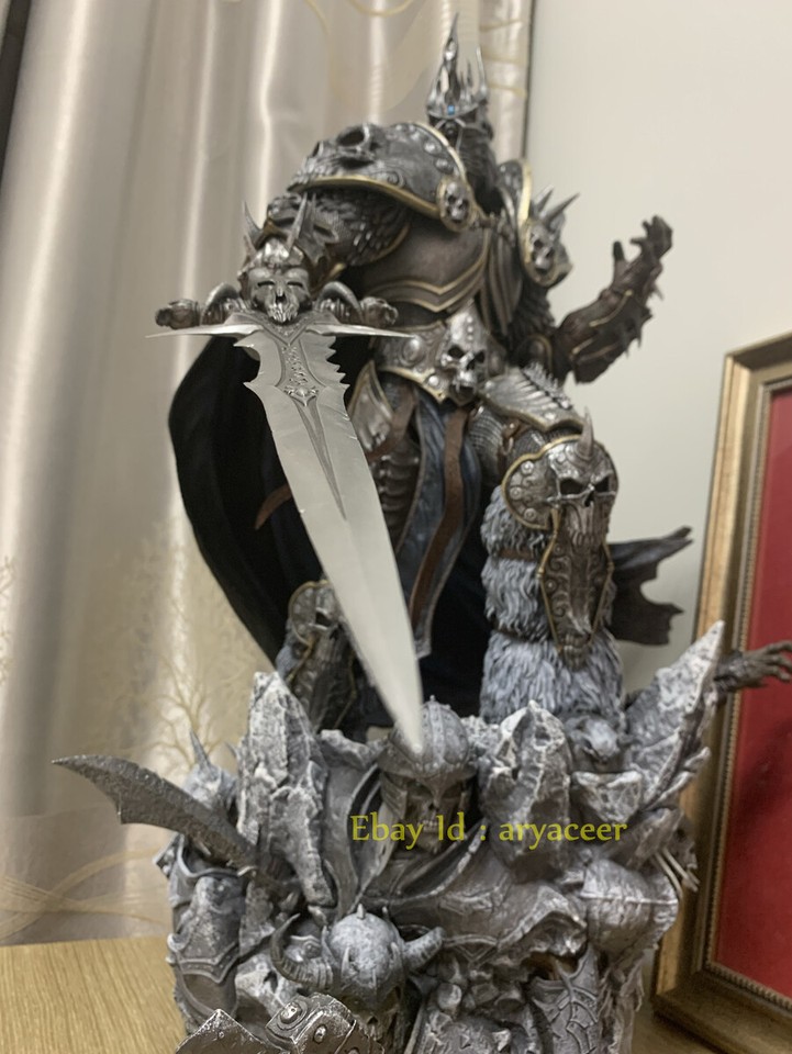 Blizzard World of Warcraft WOW 1/4 Lich King Arthas Limited Statue In ...