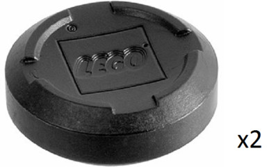 LEGO 44848 Black Sports Hockey Puck, Large Parts x2 | eBay