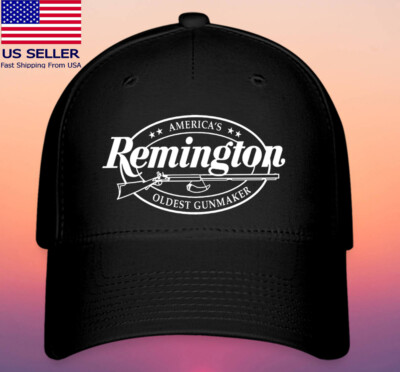 Remington Guns Firearms Black Hat Baseball Cap Size S/M & L/XL | eBay