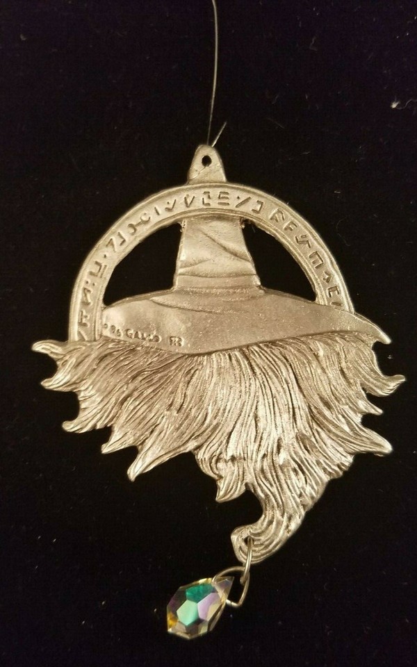 Gallo Pewter Wizard with Crystal Window Hanger | eBay