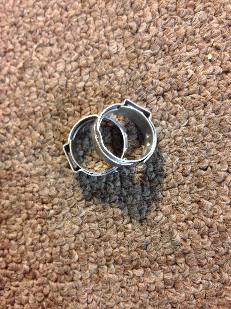 MP1044 OEM SEADOO OETIKER CLAMP LOT OF 2 293650030 BOMBARDIER HOSE ...