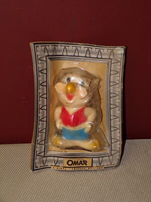 VINTAGE OMAR THE OWL VINYL SQUEEZE ME TOY IN OPEN PACKAGE ~ WONDERLAND ...