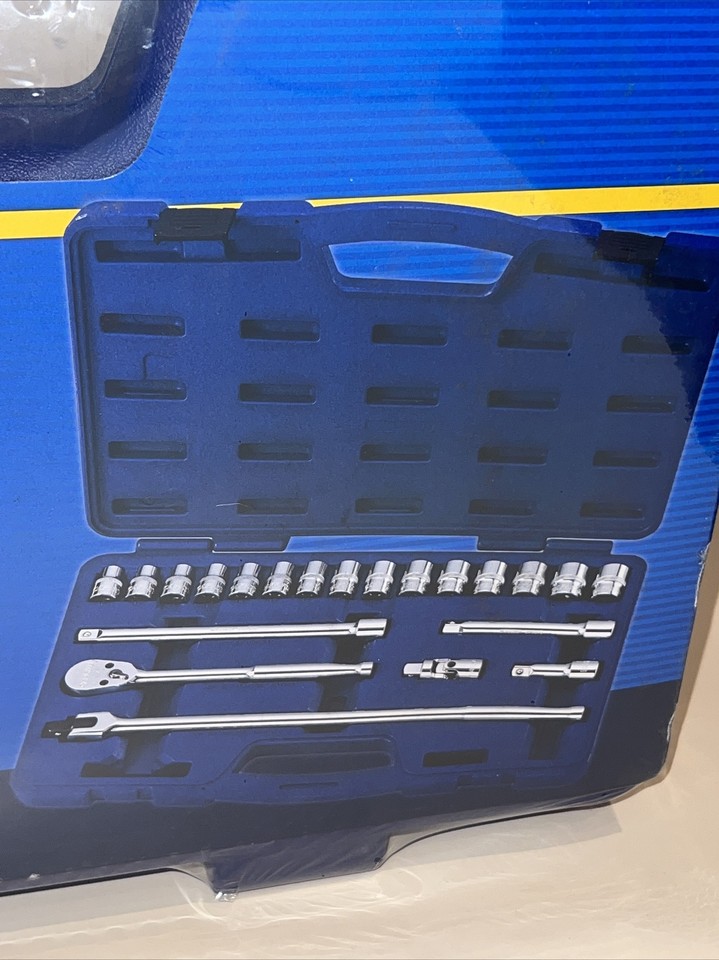 Carlyle Tools by NAPA SS12021M 21pc 1/2" Dr 6 Pt Socket Set Metric ...