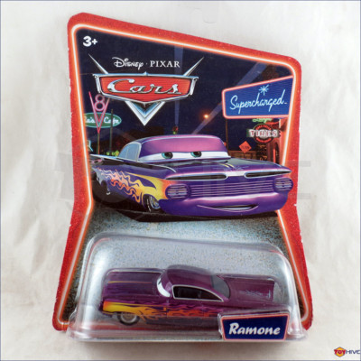 Disney Pixar Cars Purple Flames Ramone supercharged series | eBay