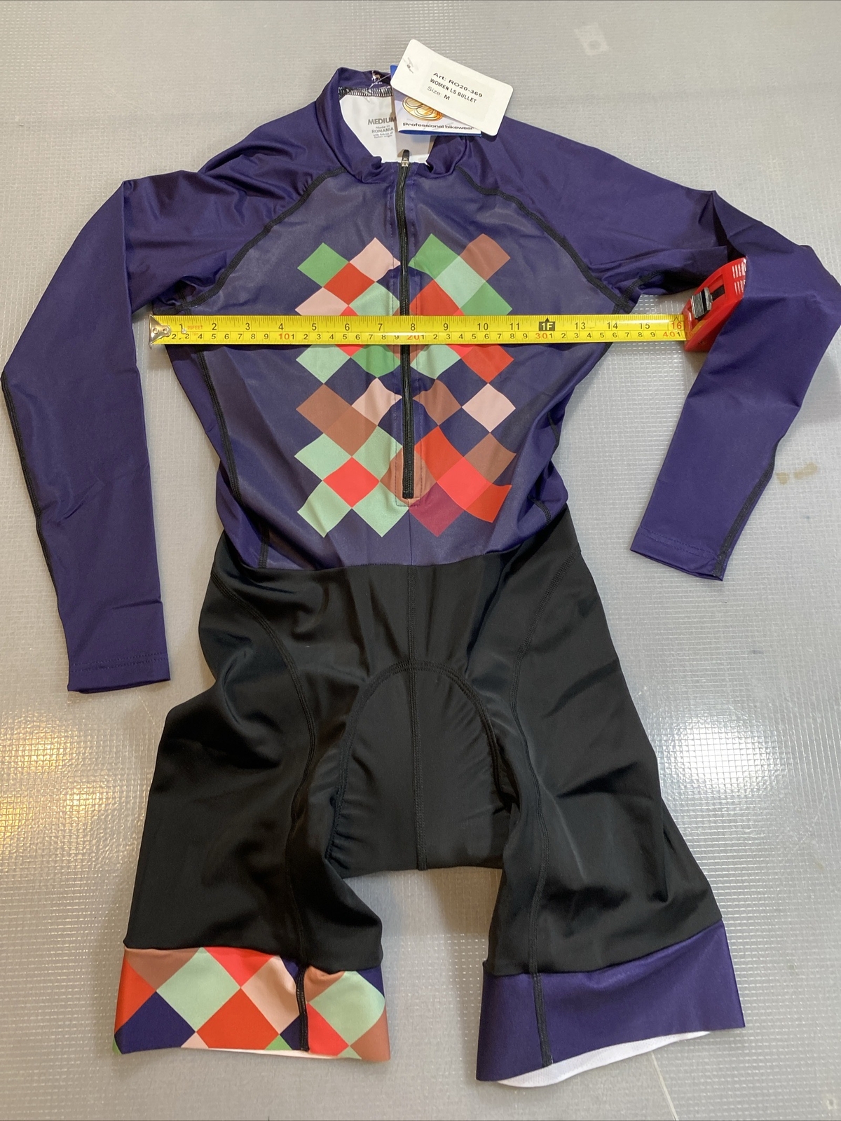 Donkey Label Women’s Long Sleeve Cycling Skin Suit Medium M (9075-11 ...