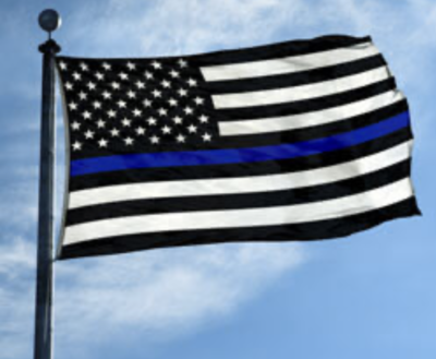 Flag Usa Blue Line