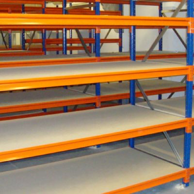 Hand loaded warehouse racking 32 bays 3m H x 900mm D 2.4m W x 4 Levels ...