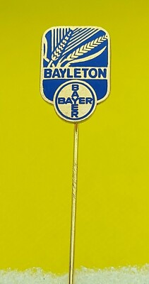 BAYLETON BAYER - agriculture chemicals, pesticide, Germany, enamel ...
