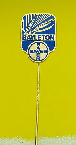 BAYLETON BAYER - agriculture chemicals, pesticide, Germany, enamel ...