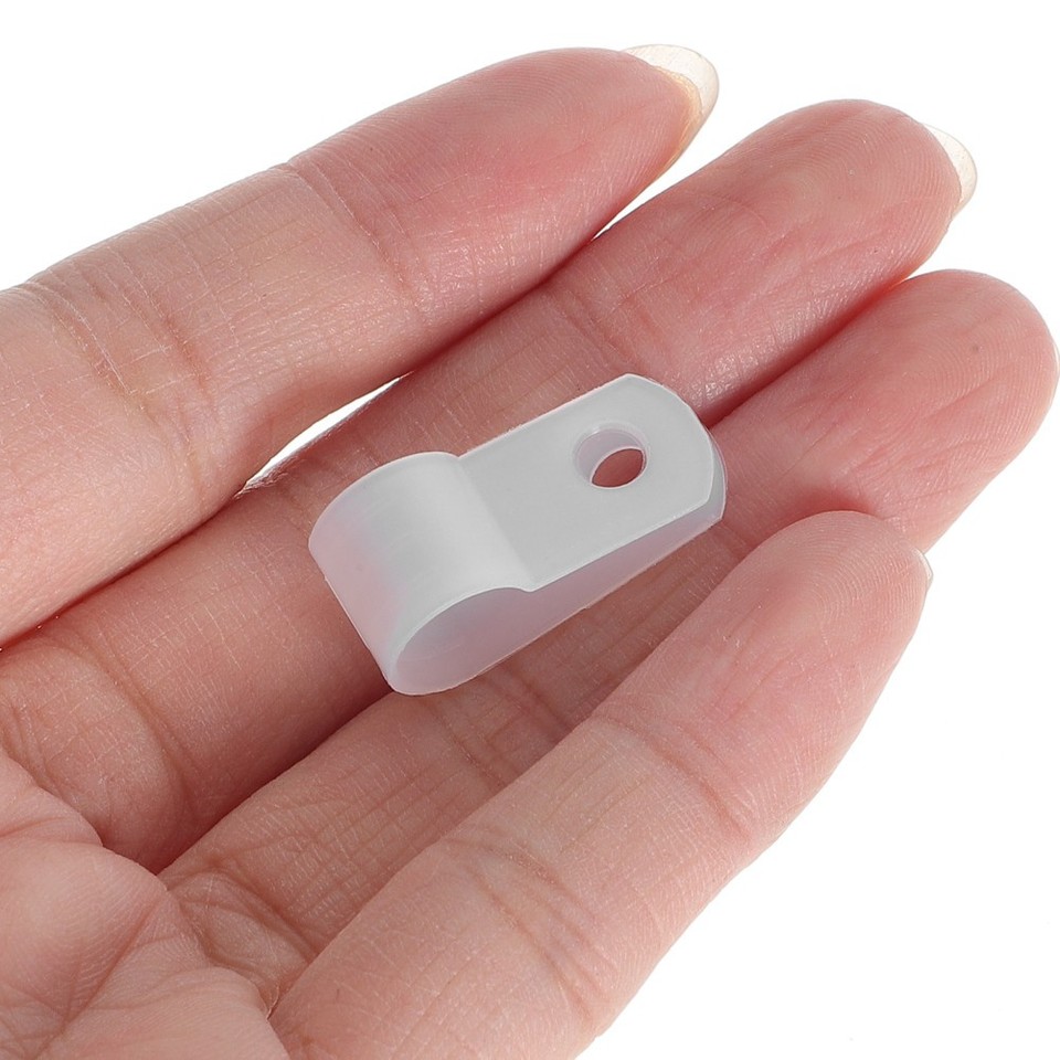 1000pcs Replacement Rope Light Clip Wire Holder Cable Clip Plastic ...