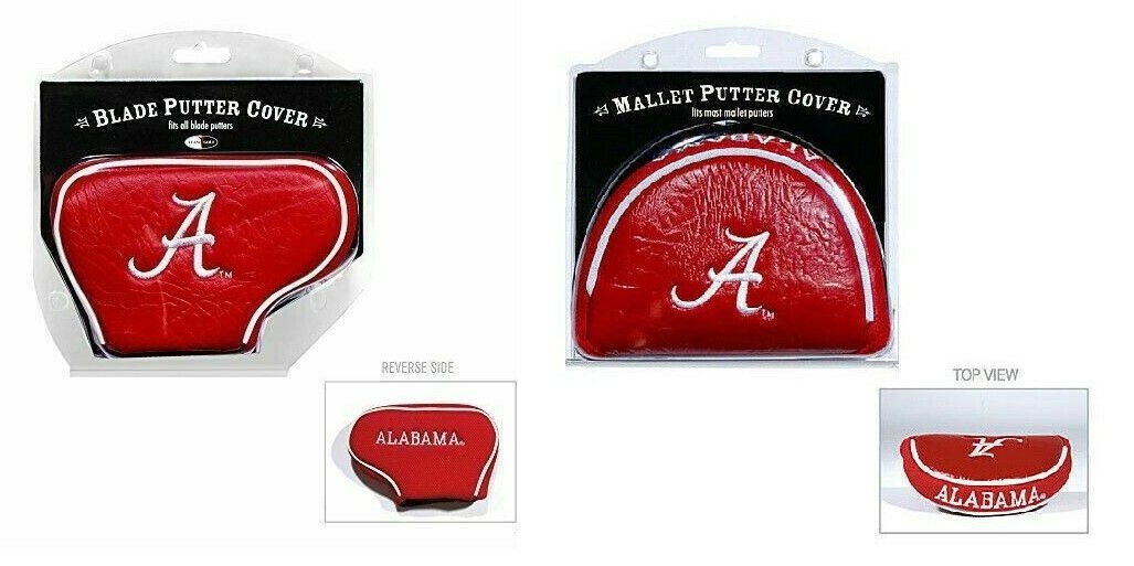 Alabama NCAA Blade or Mallet Putter Golf Club Head Cover Embroidered | eBay