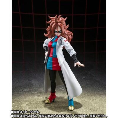 Bandai S.H.Figuarts Dragon Ball FighterZ Android 21 (Lab Coat) Japan ...