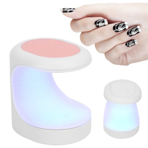 16W Mini Gel Polish Dryer USB Charging LED Dual Light Sources Nail ...