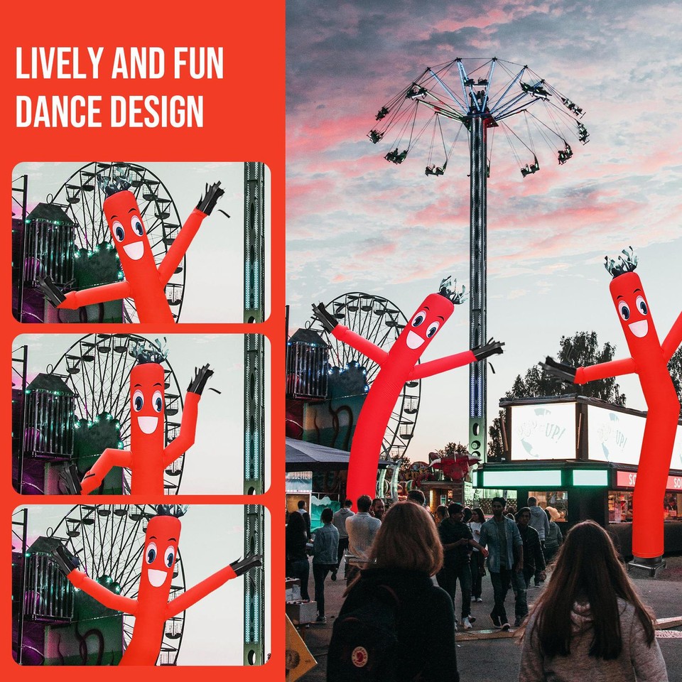 20Ft Air Inflatable Wacky Dancing Wind Dancer Sky Puppet With 750W ...