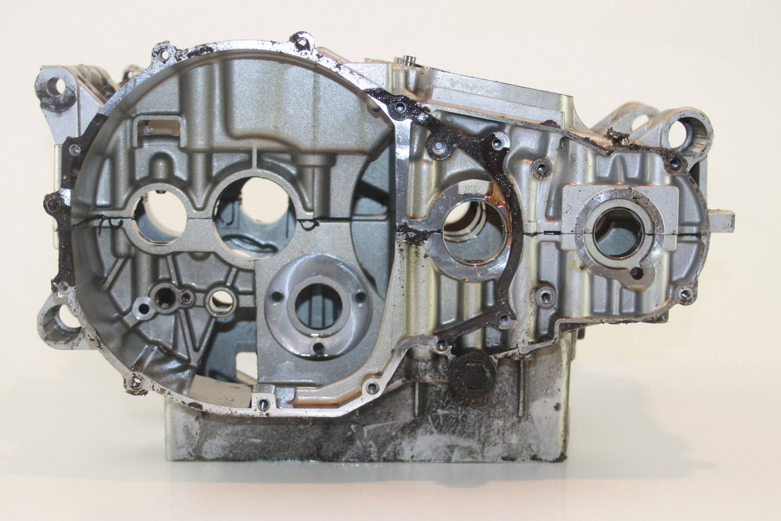 90-05 kawasaki vulcan 500 ENGINE MOTOR CRANKCASE CRANK CASES BLOCK ...