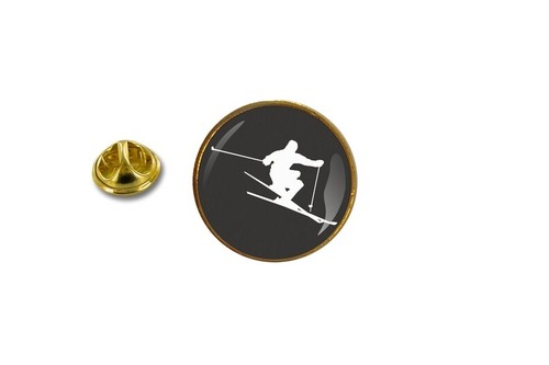 Pins Pin Badge Metal With Butterfly Clip Ski Jump | eBay