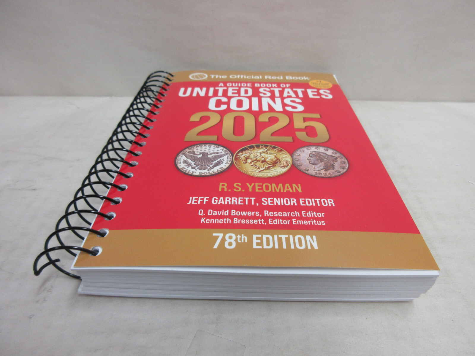 2025 Whitman Red Book United States Coins 78th Edition Spiral Price ...