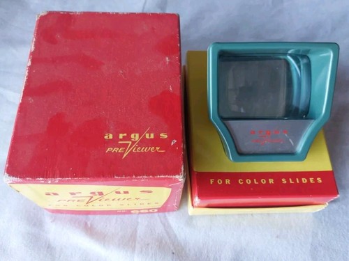 Vintage 1960's Original Argus PreViewer for Color Slides - Model No ...