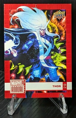2020-21 Marvel Annual Thor Fractal Parallel #29, Avengers | eBay